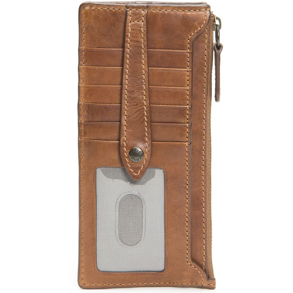 Frye Women's Melissa Snap Card Wallet - Cognac | elliottsboots