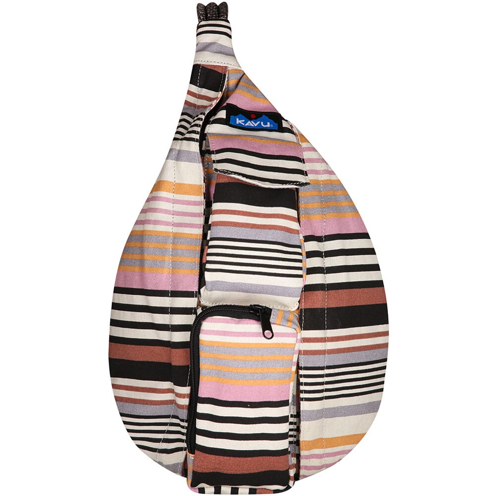 Kavu Women's Mini Cotton Canvas Rope Bag - Springtime Stripe ...
