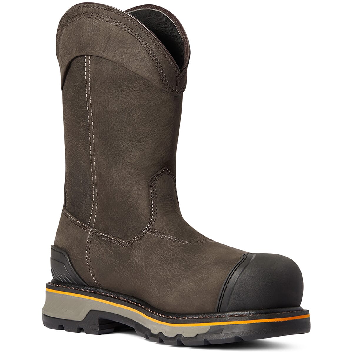 Ariat Men's Stump Jumper 10" Composite Toe Safety Boots - Iron Coffee ...