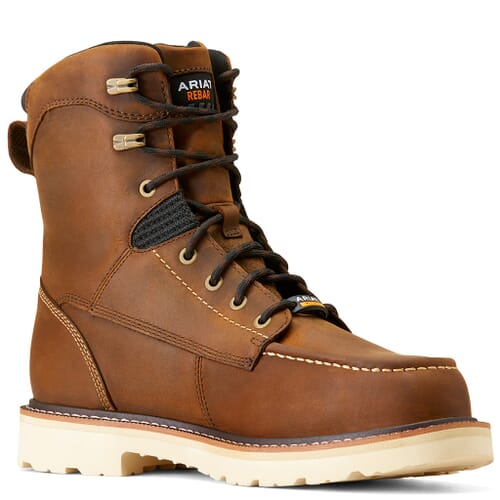 Ariat Men's Rebar Lift Comp Toe Safety Boots - Brown | elliottsboots