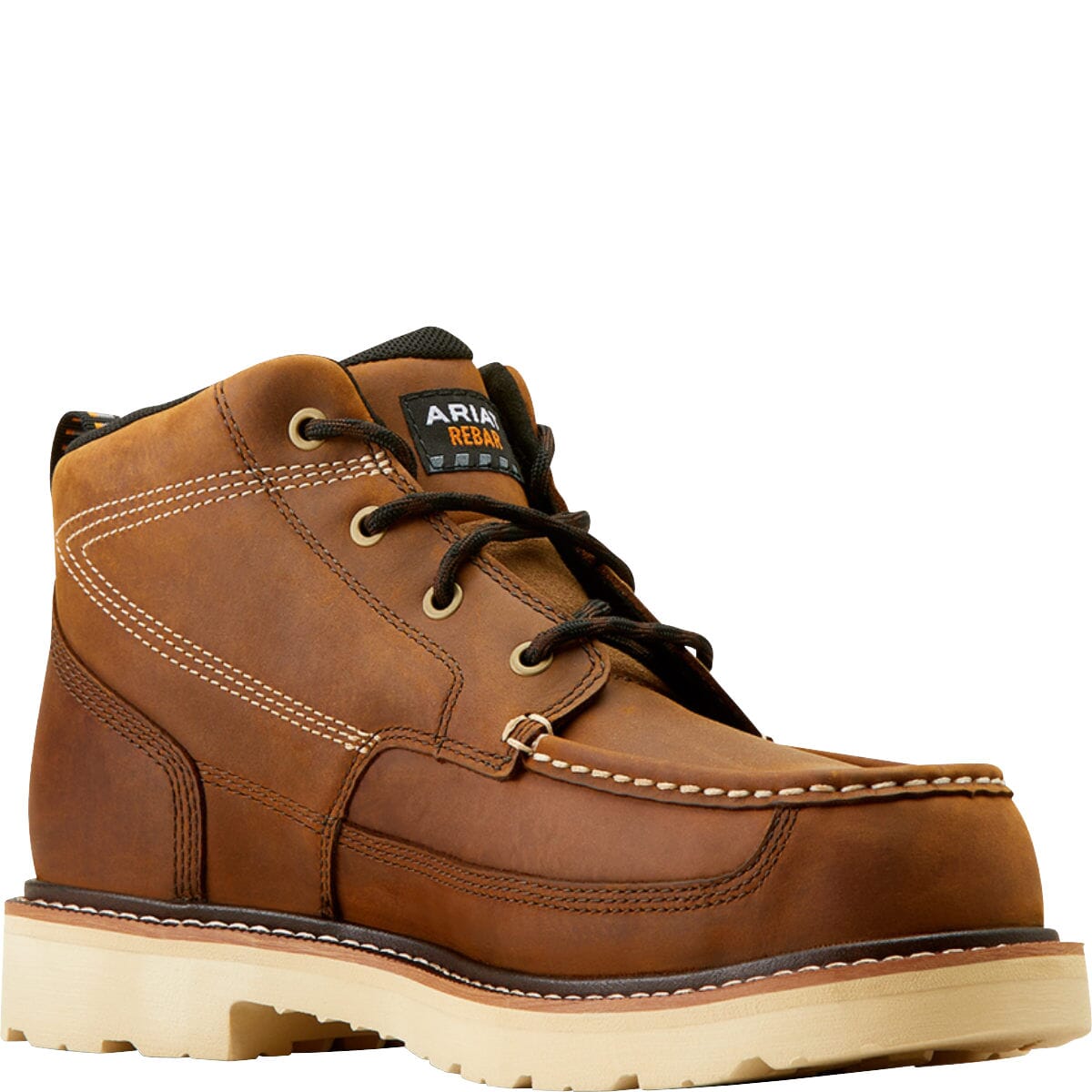 Ariat Men's Rebar Lift Chukka Comp Toe Safety Boots - Brown | elliottsboots