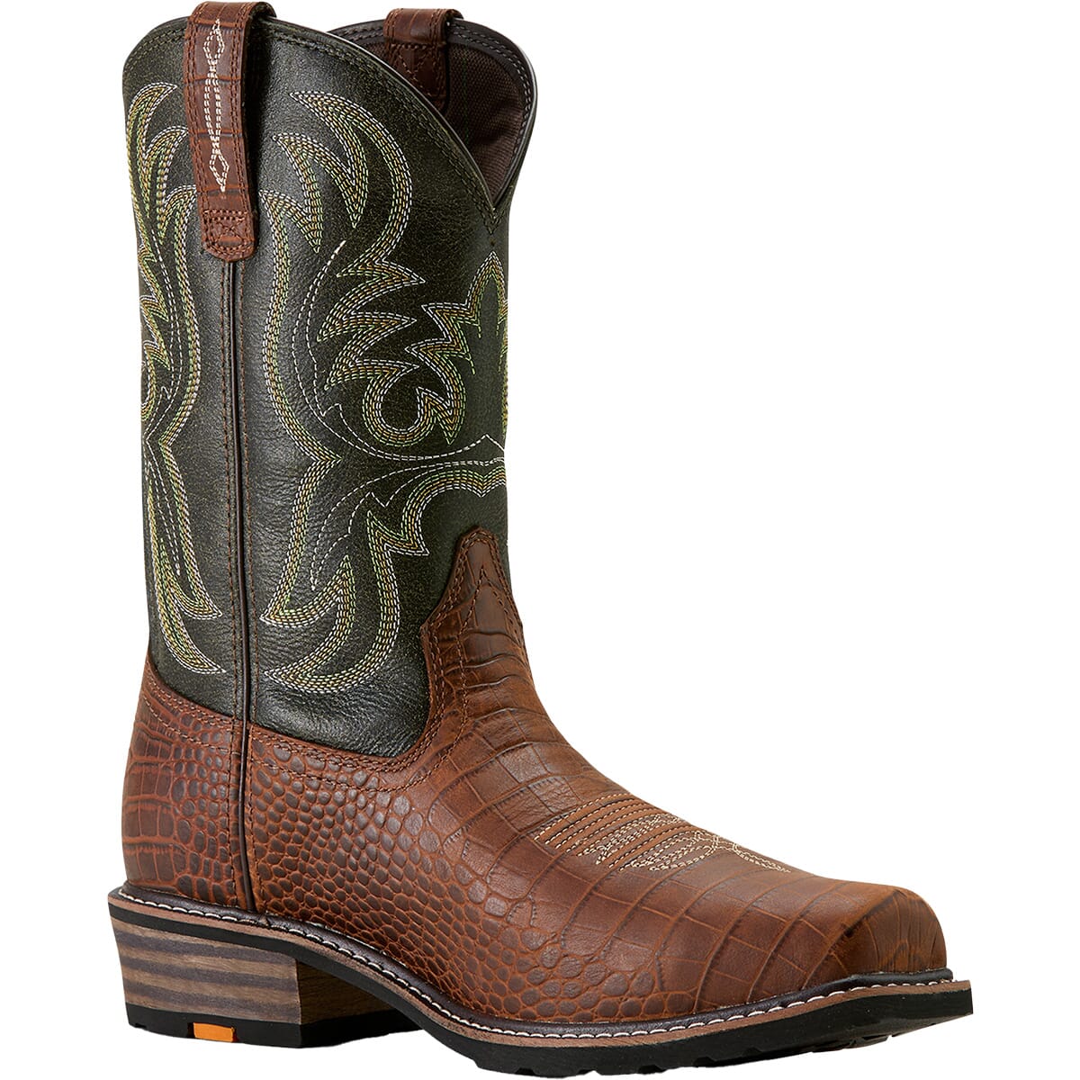 Ariat Men's Ironside Steel Toe Safety Boots - Brown Croco Print ...