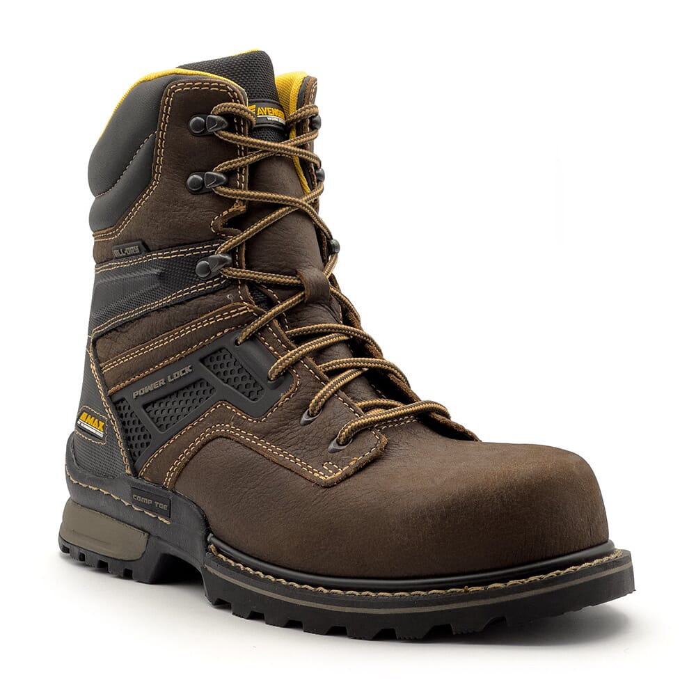 Avenger Men's A-Max Dozer CT EH Safety Boots - Brown | elliottsboots