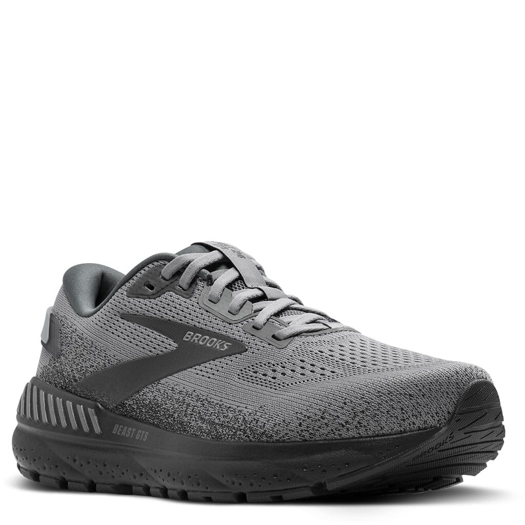 Brooks Men's Beast GTS 24 Running Shoes - Primer Grey/Ebony | elliottsboots