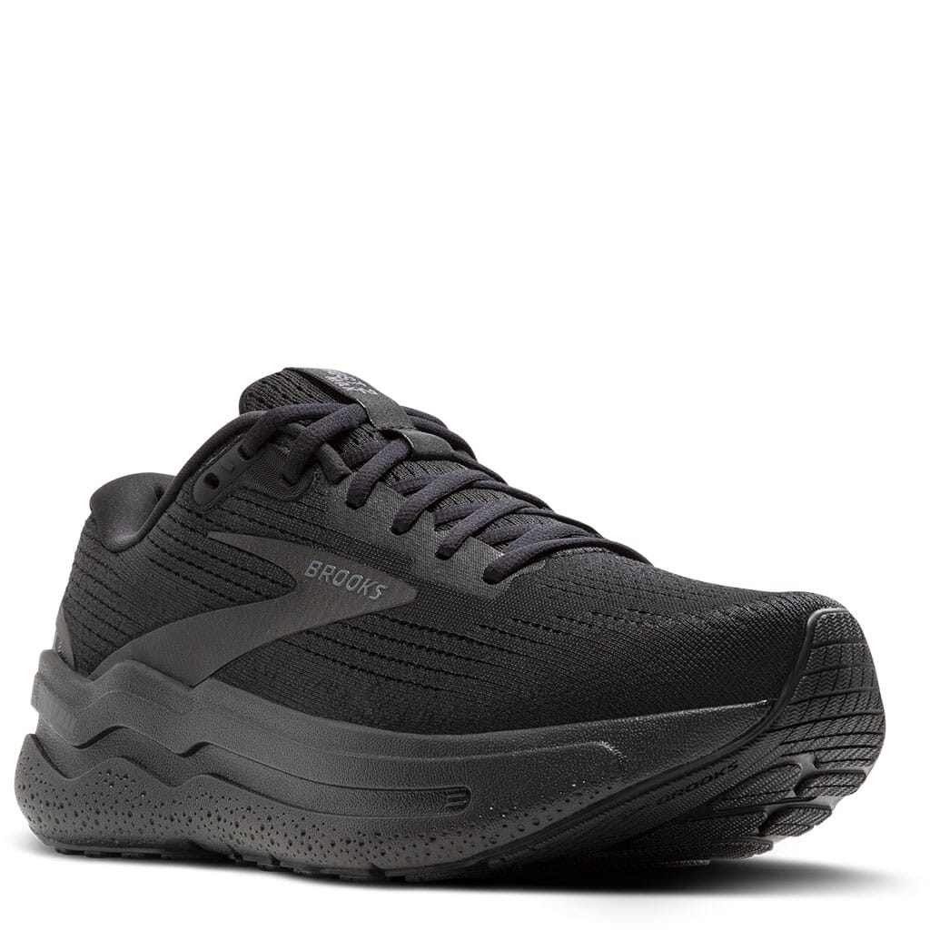 Brooks Men's Ghost Max 2 Running Shoes - Black/Black/Ebony | elliottsboots
