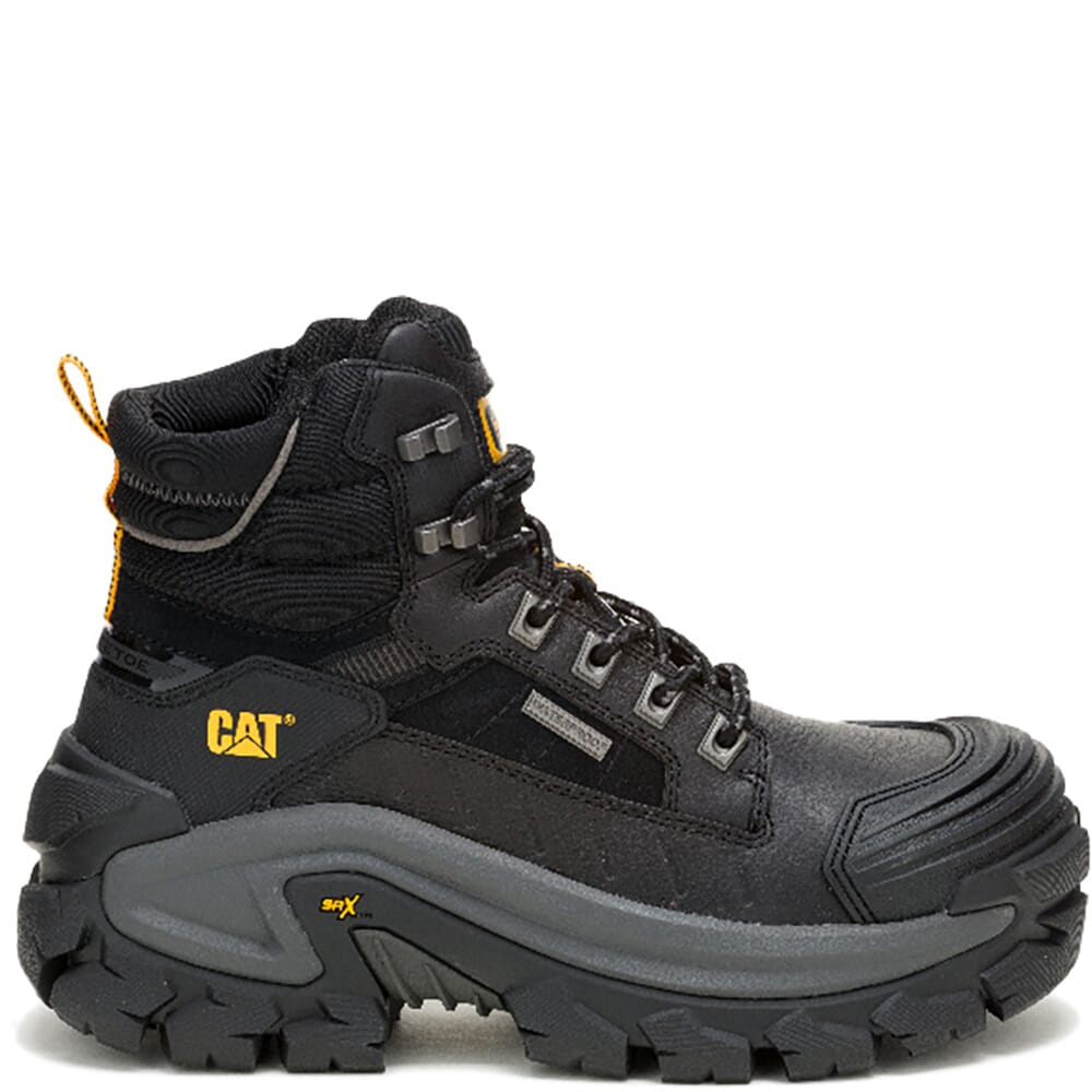 Caterpillar Men's Invader Max WP CT Safety Boots - Black | elliottsboots