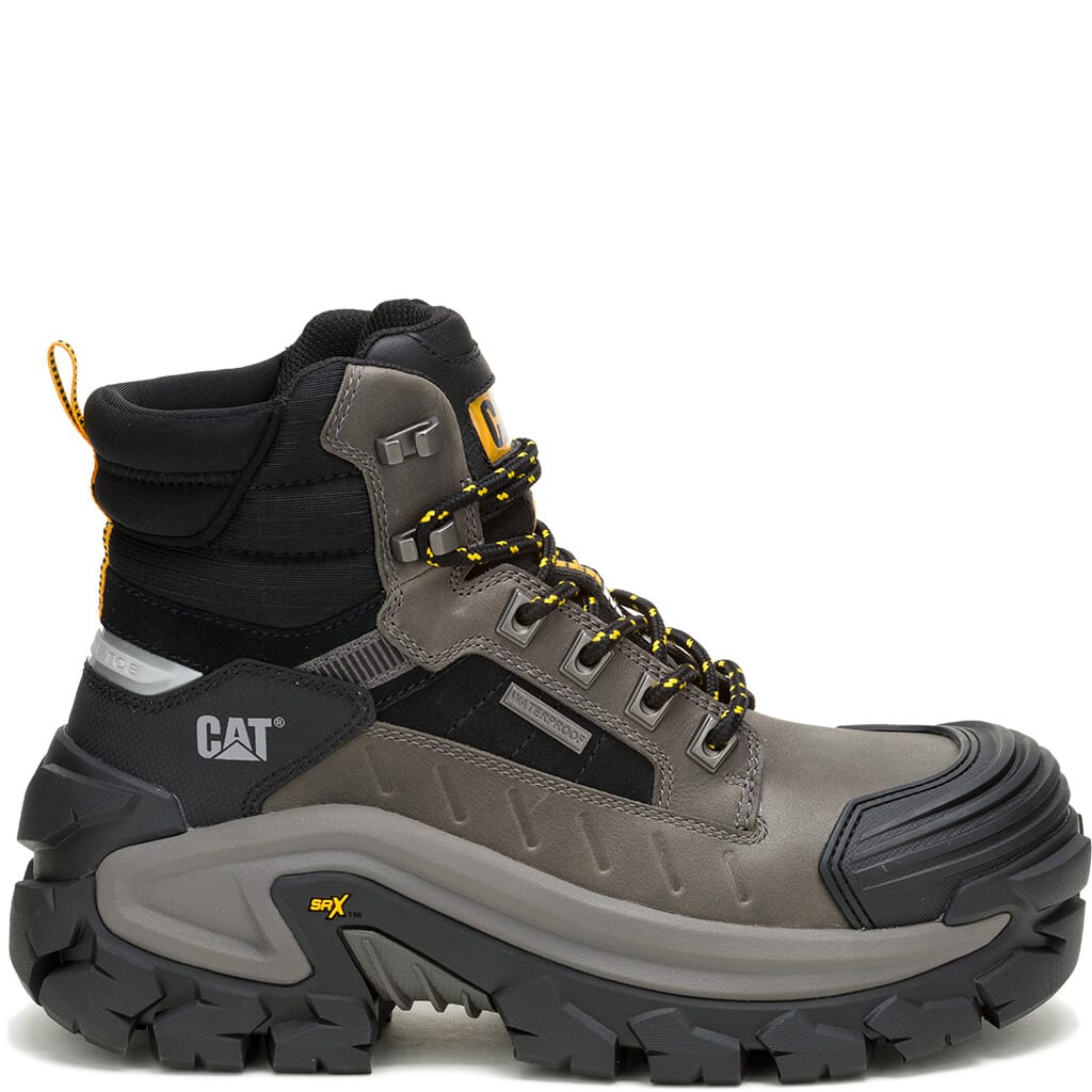 Caterpillar Men's Invader Max WP CT Safety Boots - Gargoyle | elliottsboots