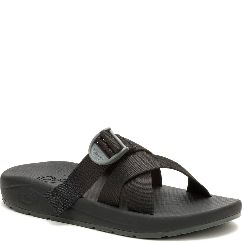 Chaco Men's CushZ Extra Cushioned Slides - Black | elliottsboots
