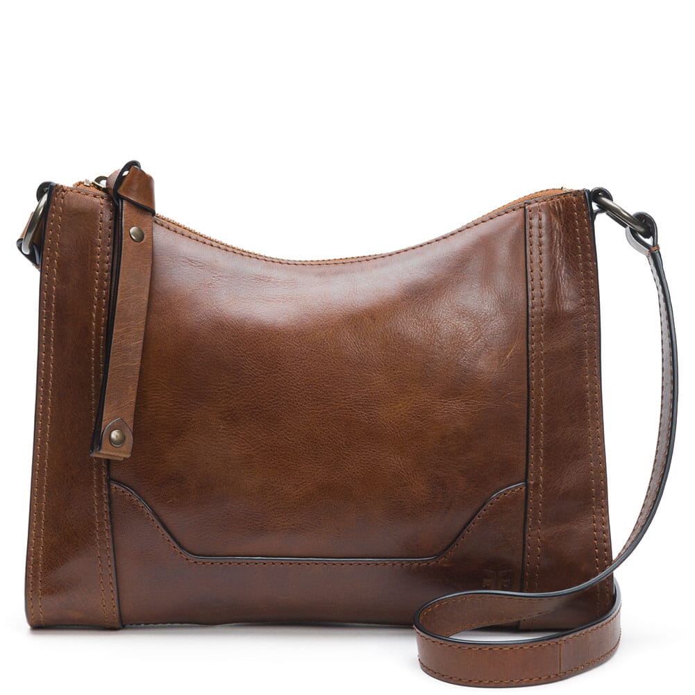 Frye Women's Melissa Zip Crossbody Purse - Cognac | elliottsboots