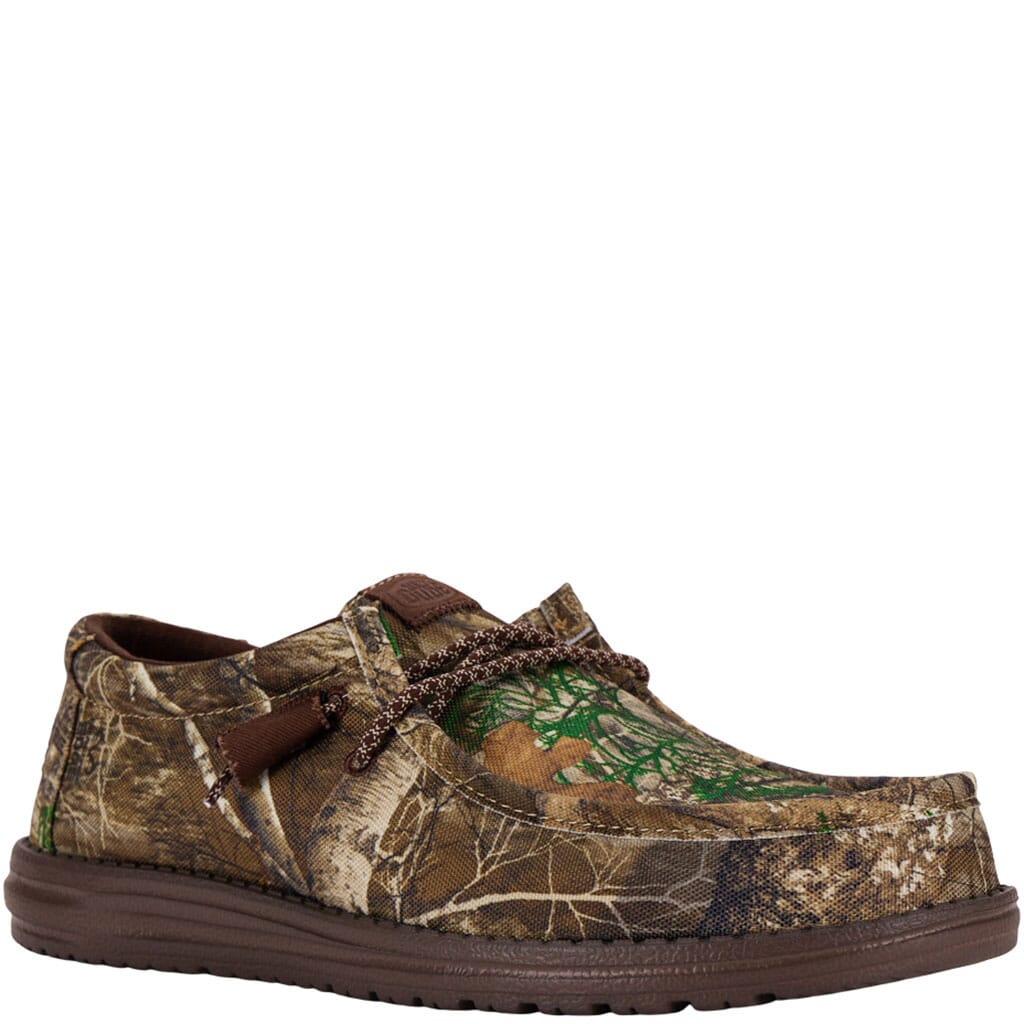 Hey Dude Men's Wally Realtree Edge Casual Shoes - Camo | elliottsboots