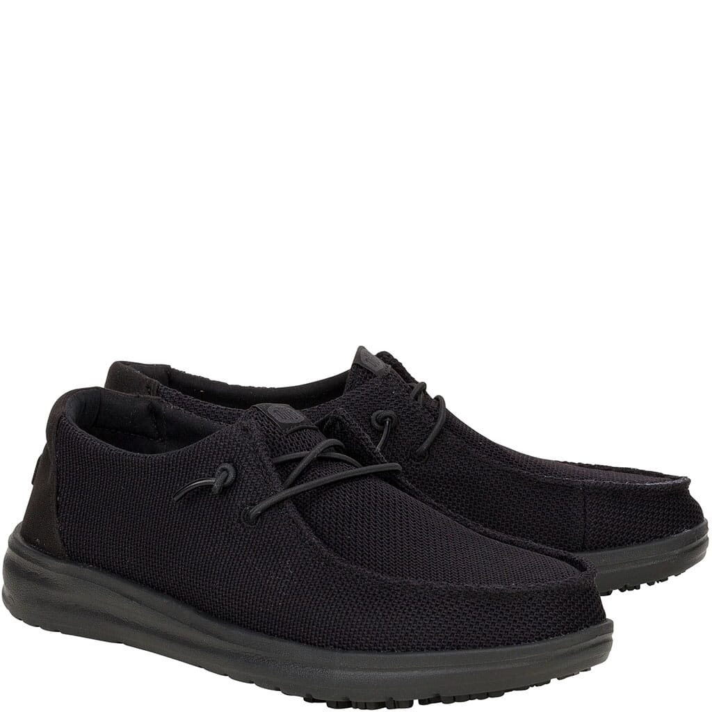 Hey Dude Women's Wendy Work CE SR Work Shoes - Black | elliottsboots