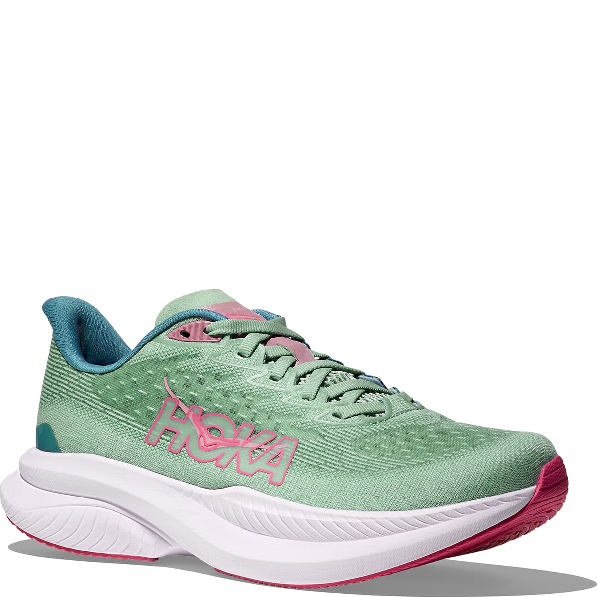 Hoka Women's Mach 6 Running Athletic Shoes - Jadeite | elliottsboots