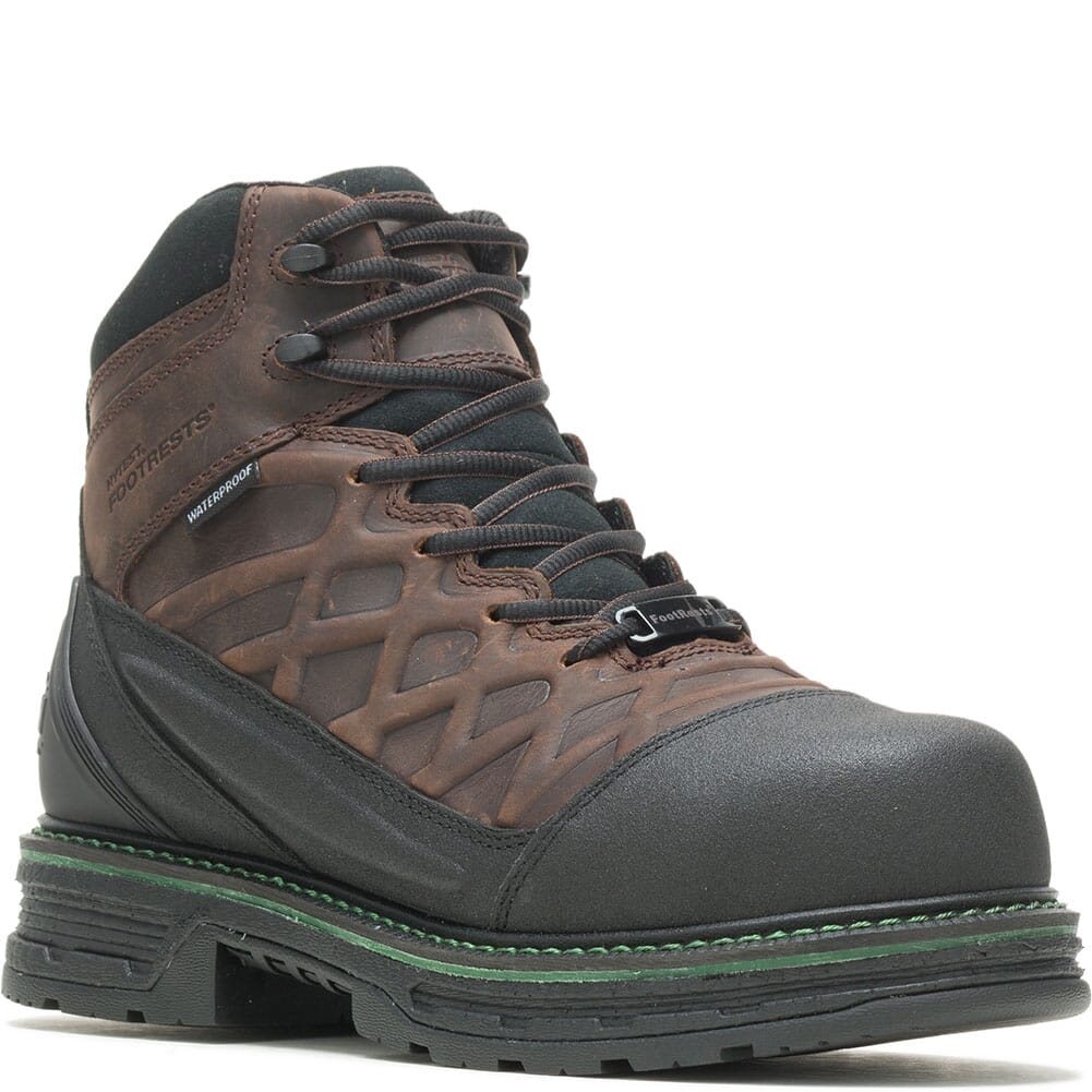Hytest Men's Rival WP Safety Boots - Brown | elliottsboots