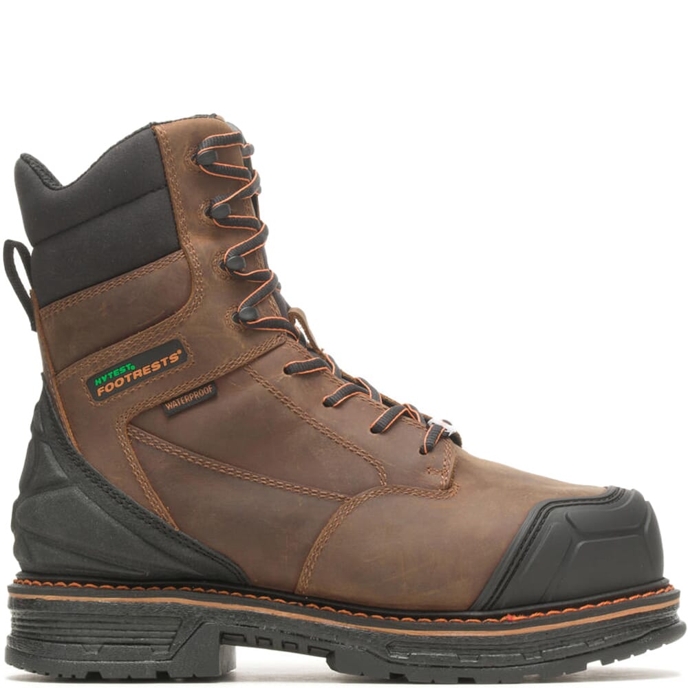 Hytest Men's FRS Rival 8" Met Guard Safety Boots - Brown | elliottsboots