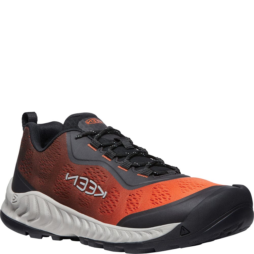 KEEN Outdoor Men's NXIS Speed Hiking Shoes - Scarlet Ibis/Ombre ...