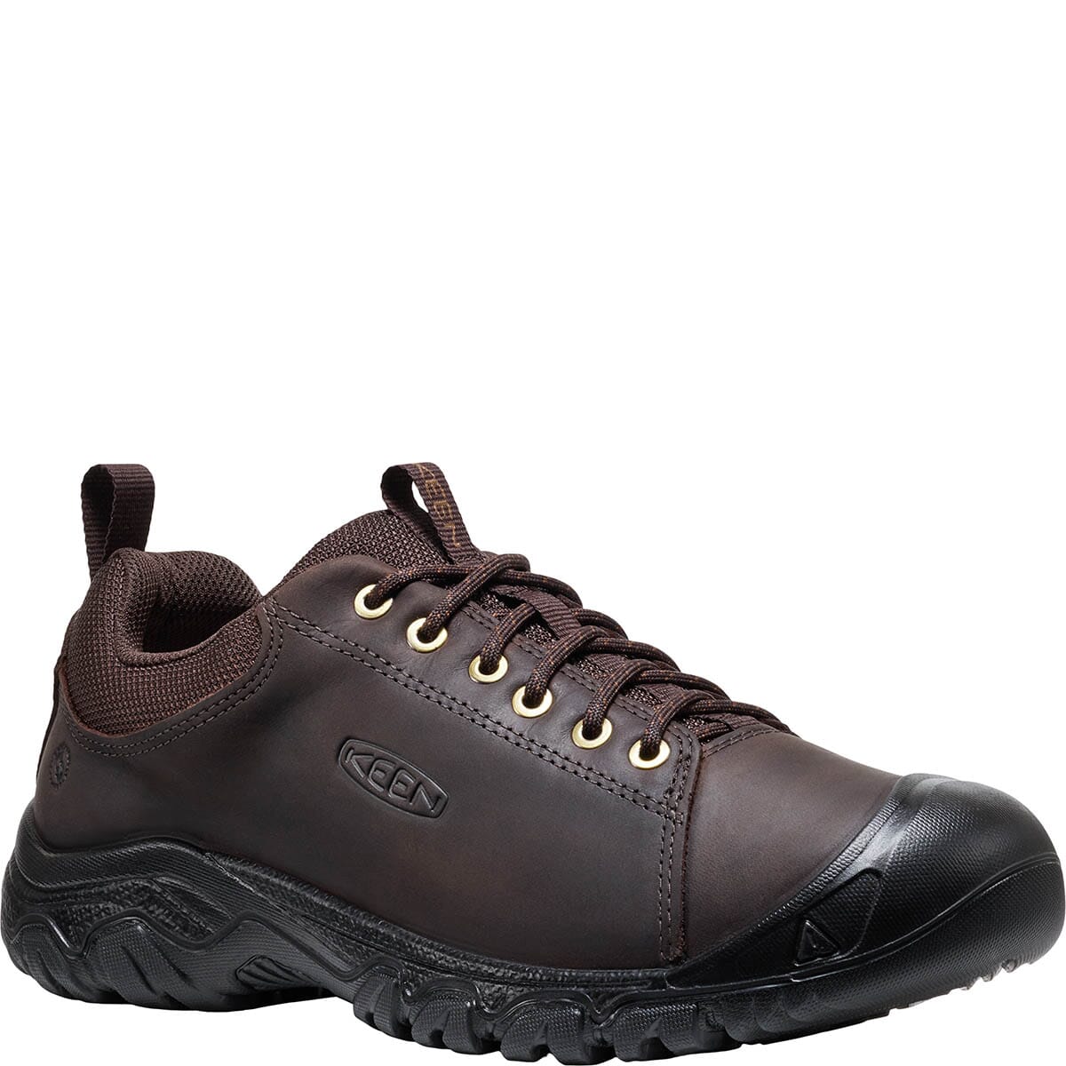 KEEN Men's Targhee IV Wide Oxfords - Java/Black | elliottsboots