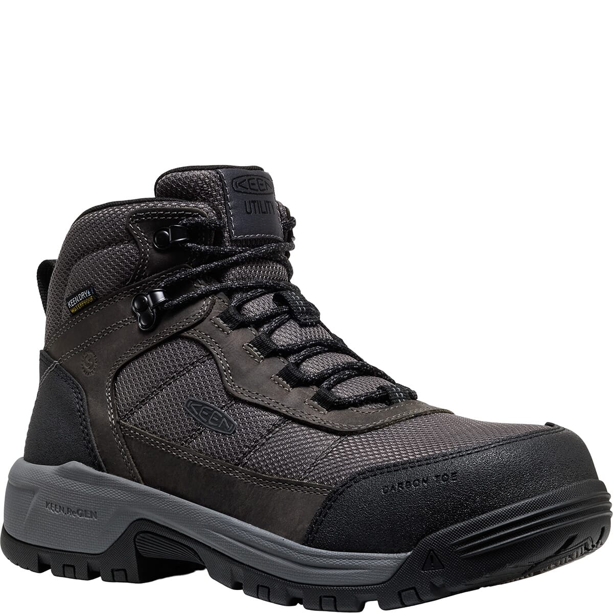KEEN Utility Men's Skokie Waterproof Carbon Toe Safety Boots - Magnet ...