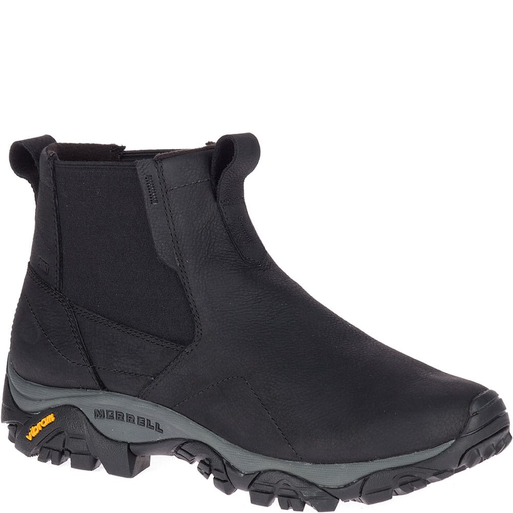 Merrell Men's Moab Adventure Chelsea WP Wide Casual Boots - Black ...