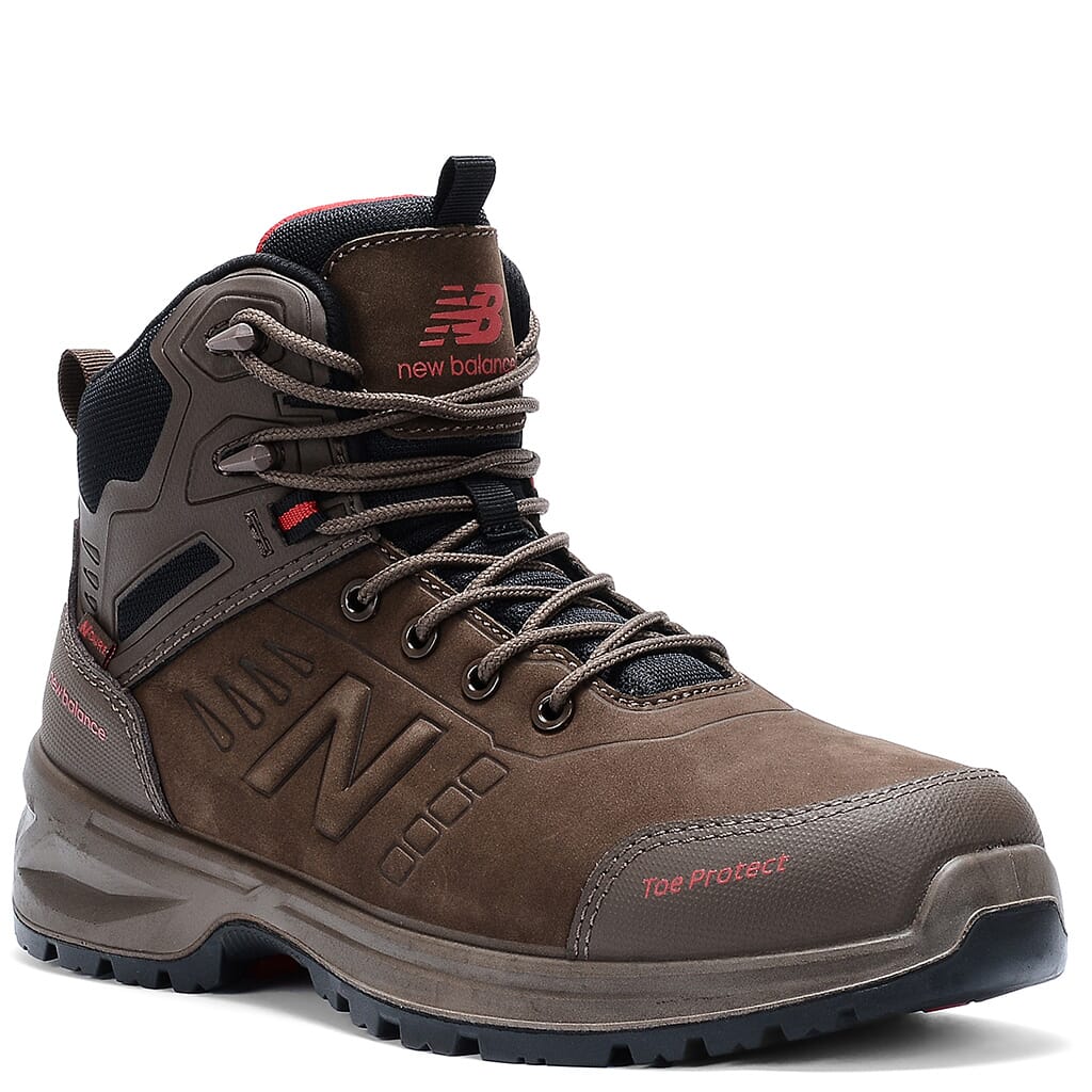 New Balance Men's Calibre PR Comp Toe Safety Boots - Brown | elliottsboots