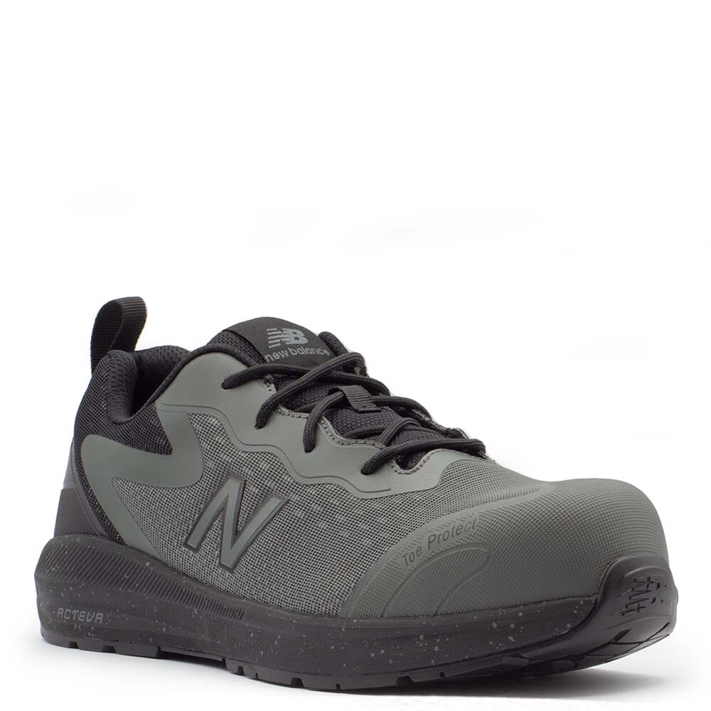 New Balance Men's Logic CT SD10 Safety Shoes - Grey/Black | elliottsboots