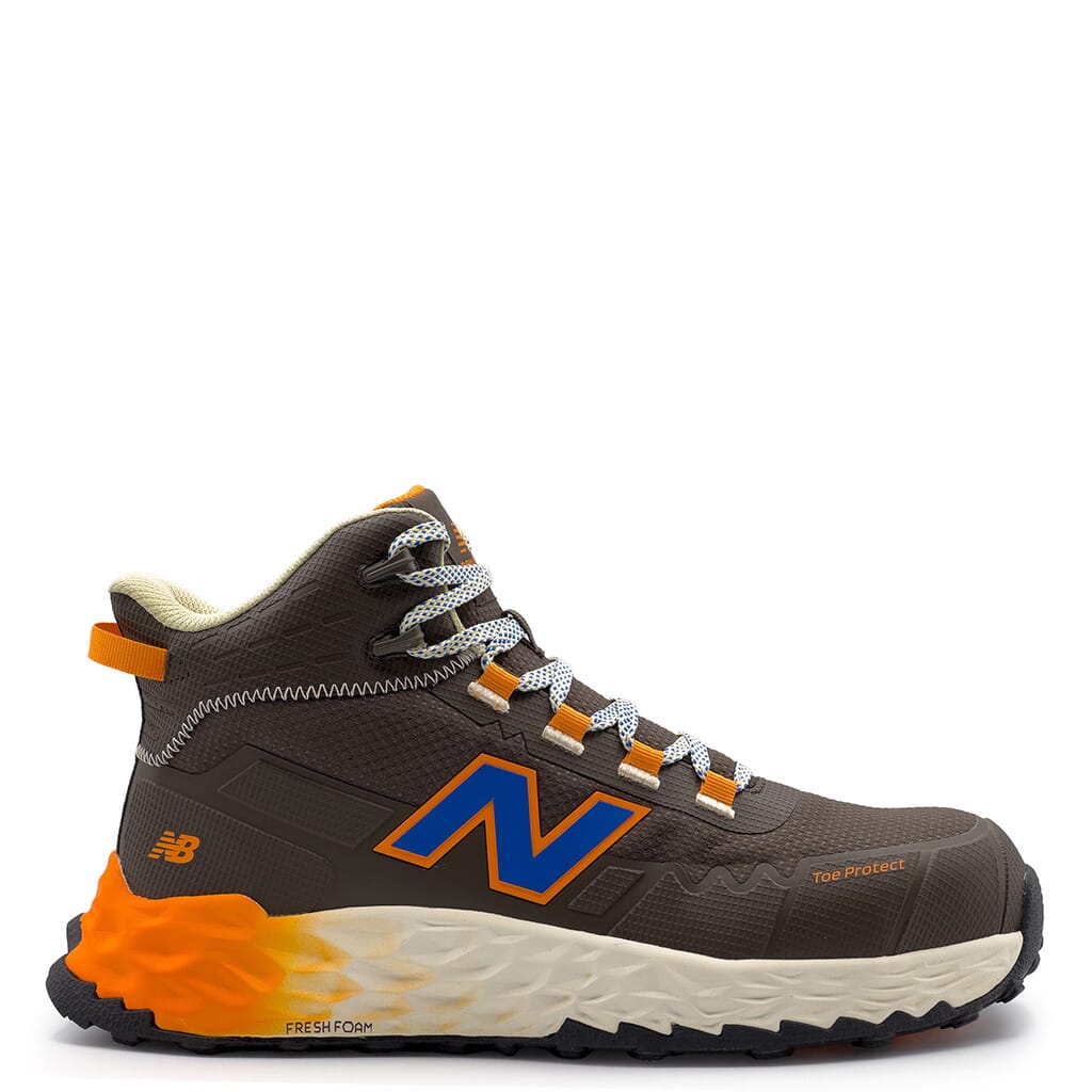 New Balance Men's Cremorne Mid CT Safety Shoes - Chocolate Orange | elliottsboots