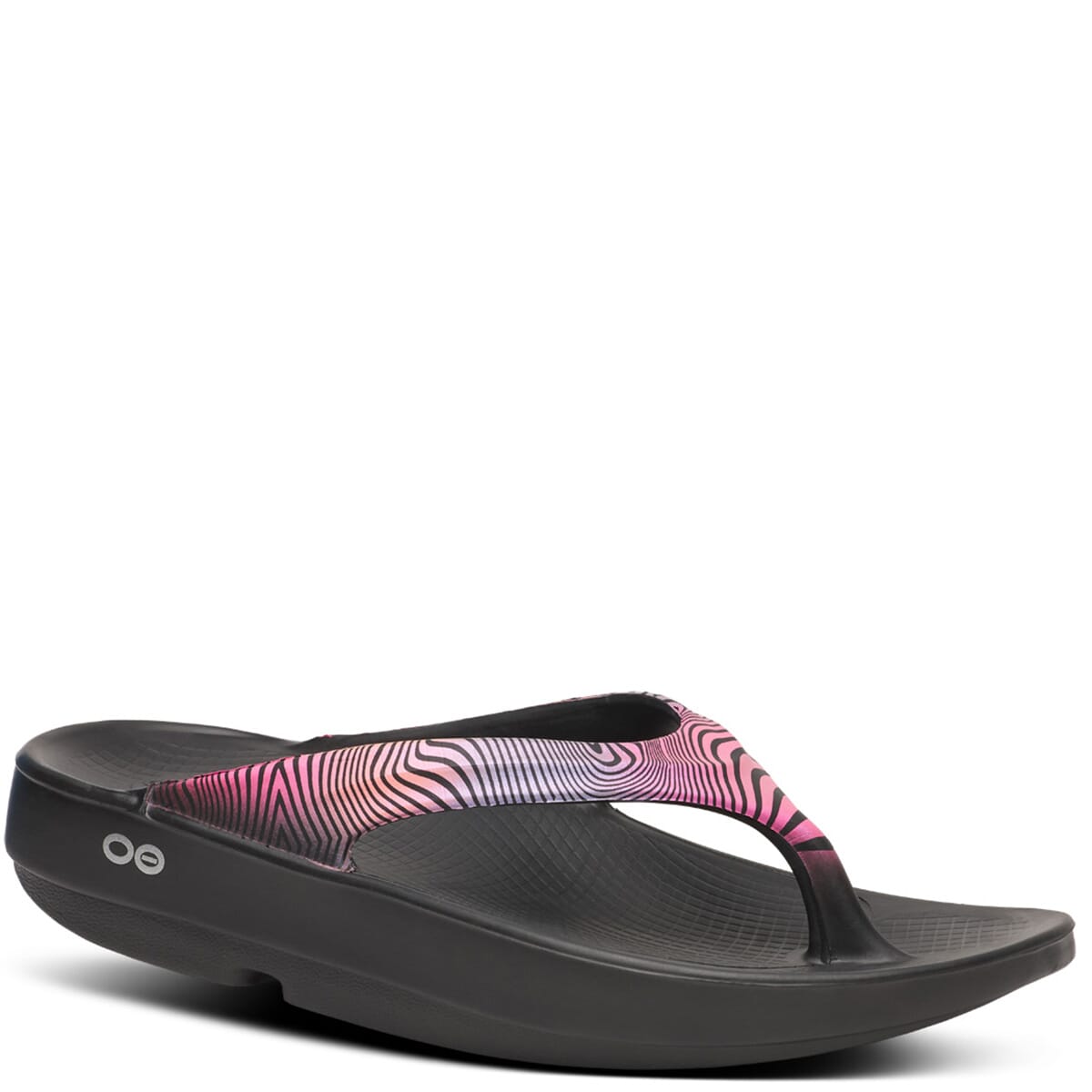 OOFOS Women's OOlala Sandals - Disco Zebra | elliottsboots