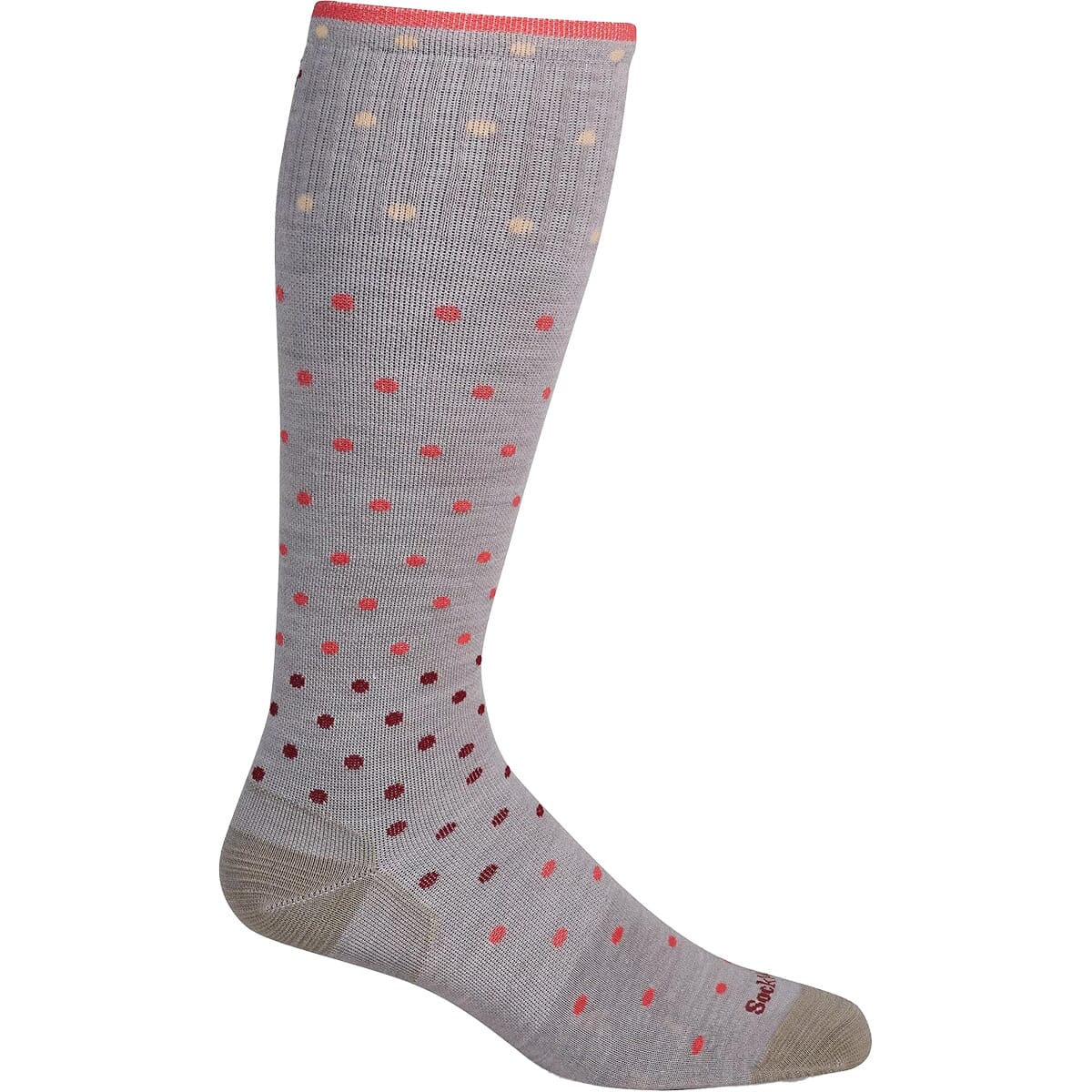 SockWell Women's On the Spot Moderate Compression Socks - Putty ...