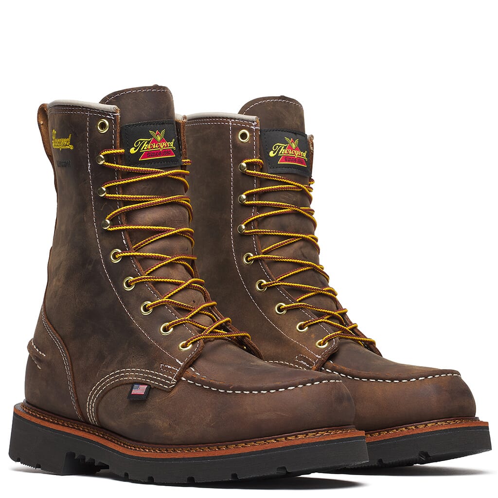 Thorogood Men's 1957 MAXWear90 8" Work Boots - Stud Horse | elliottsboots
