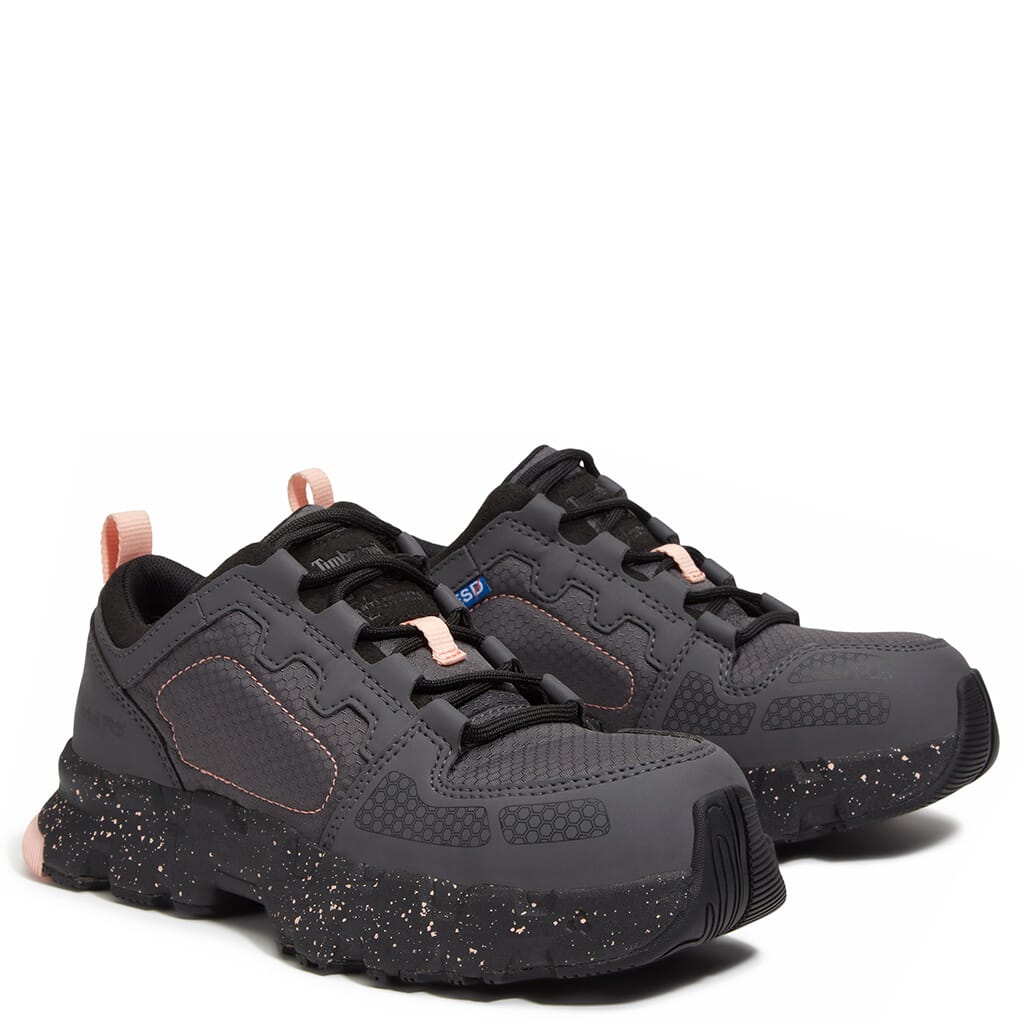 Timberland Pro Women's Powertrain SD10 Safety Shoes - Grey/Pink ...