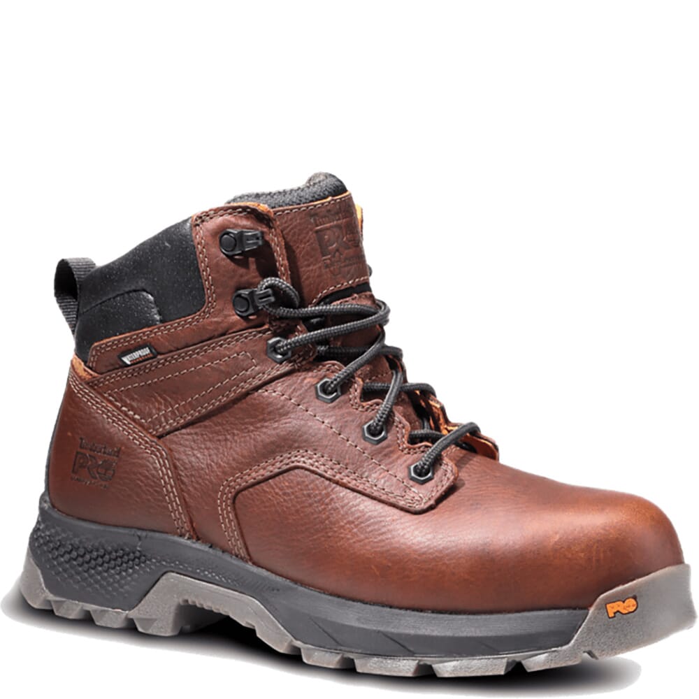 Timberland Pro Men s TITAN EV CT WP Safety Boots Brown elliottsboots