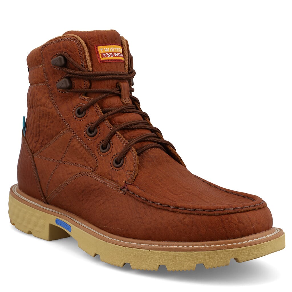 Twisted X Men's CellStretch 6" Work Boots - Rust | elliottsboots