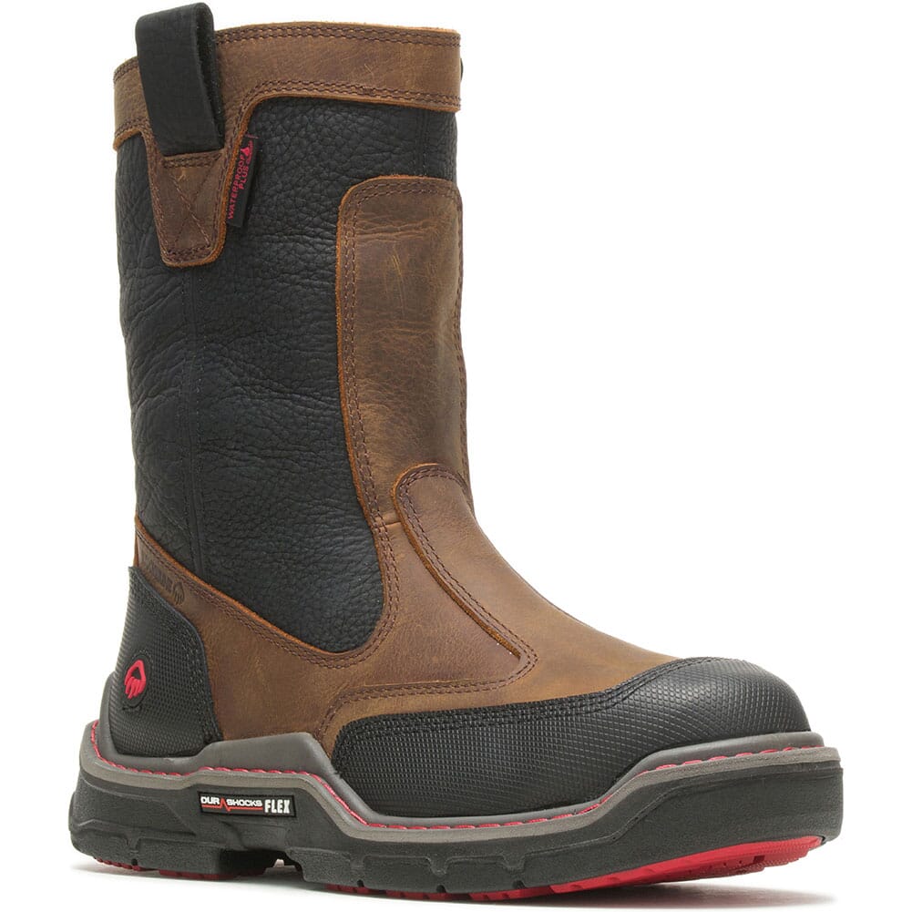 Wolverine Men's Raider Durashocks Safety Boots - Brown | elliottsboots