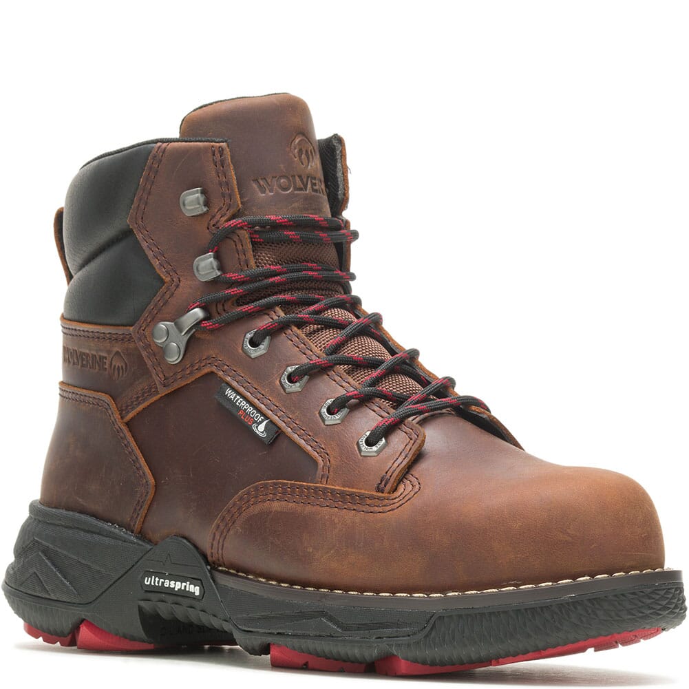 Wolverine Men's Hellcat Fuse Safety Boots - Peanut | elliottsboots