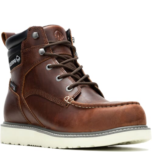 Wolverine Men's Trade Moc Toe Work Boots - Rust | elliottsboots