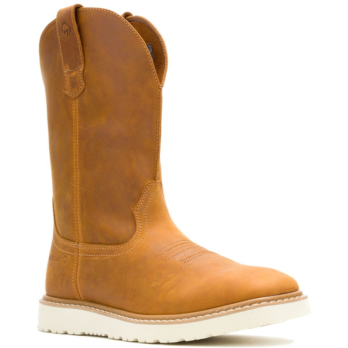 Wolverine Men's Bronc Wedge Pull-On Work Boots - Birch | elliottsboots